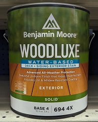Woodluxe® Water-Based Deck + Siding Exterior Stain Solid 694 | East Bay ...